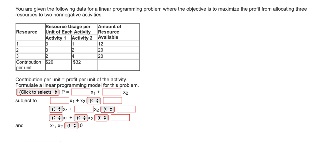Solved You are given the following data for a linear | Chegg.com