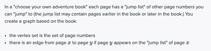 Solved In a "choose your own adventure book" each page has a | Chegg.com