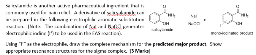 Solved Salicylamide is another active pharmaceutical | Chegg.com