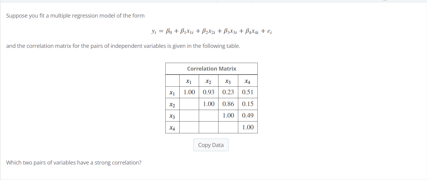 Solved Suppose you fit a multiple regression model of the | Chegg.com