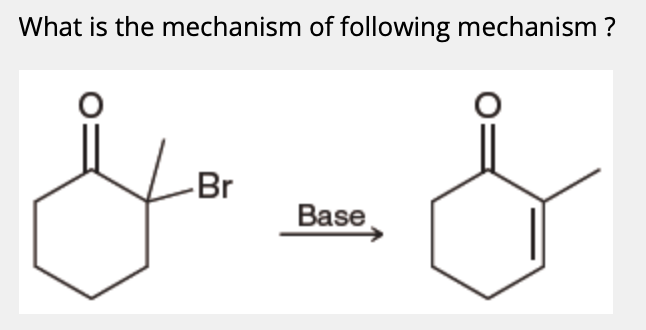 Solved What is the mechanism of following mechanism? | Chegg.com