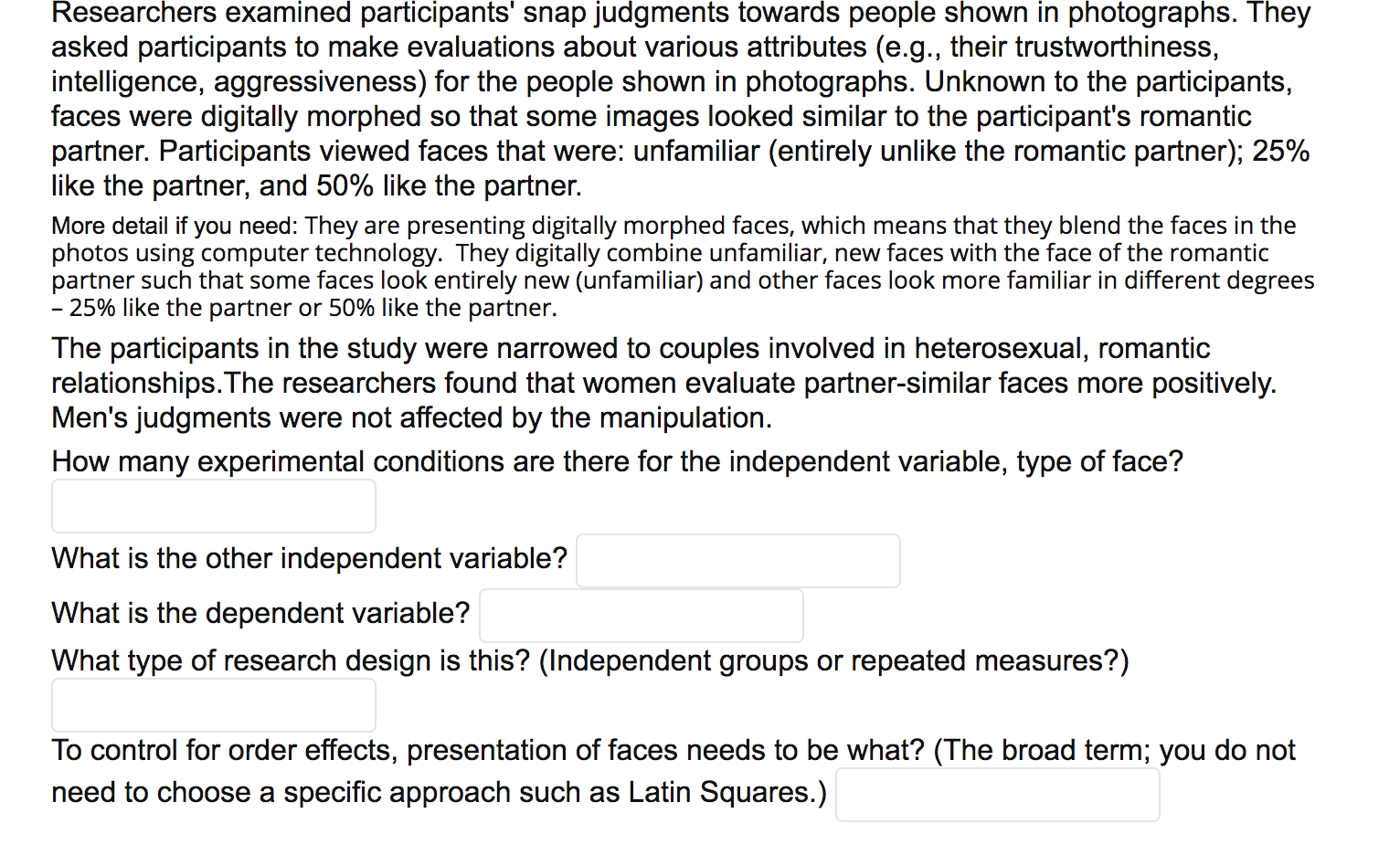 To study people's willingness to help others, others, | Chegg.com