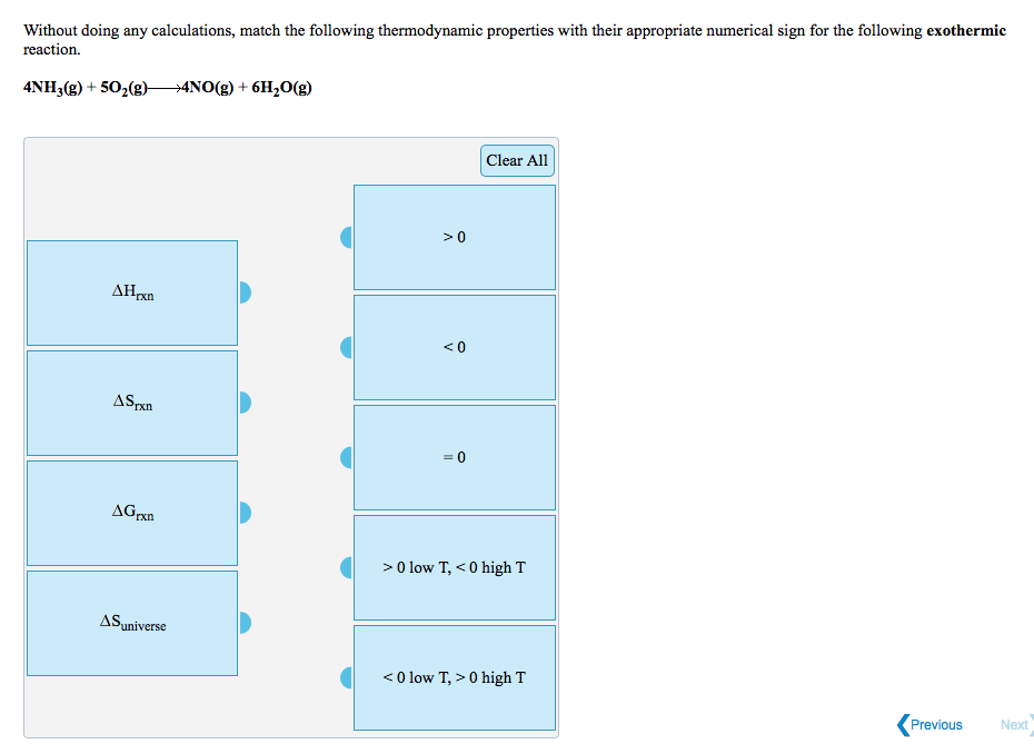 Solved Without doing any calculations, match the following | Chegg.com