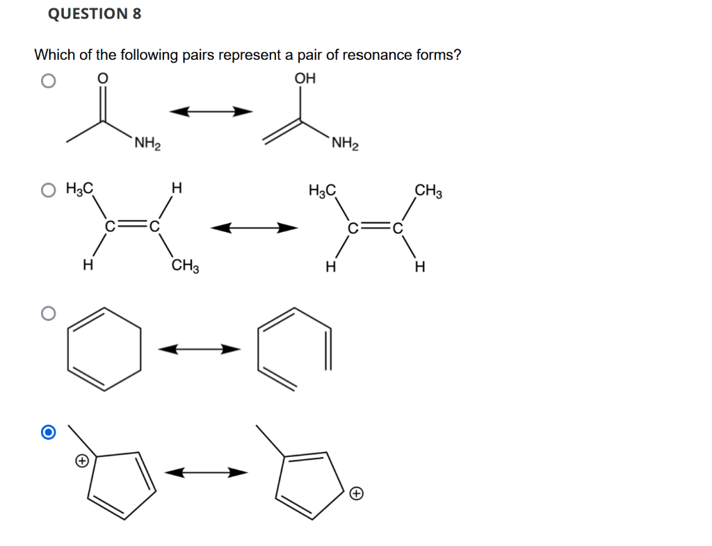 Solved Which of the following pairs represent a pair of | Chegg.com