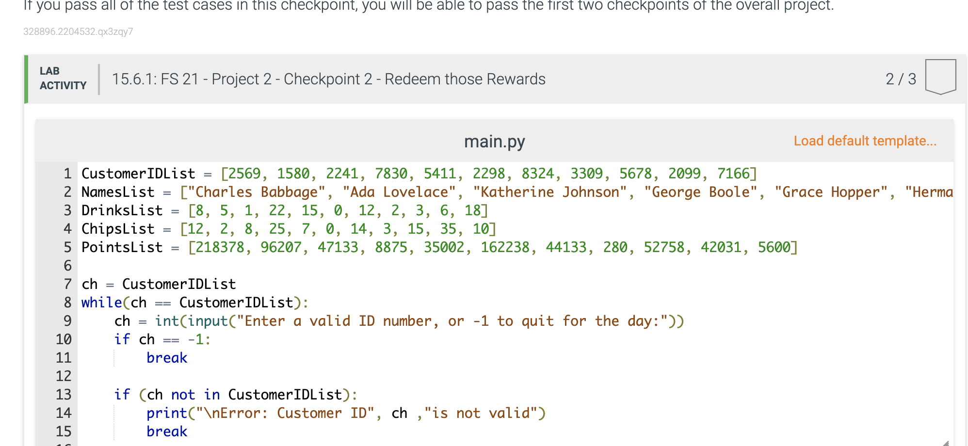 How to Solve using Python Currently Have 2/3 of them | Chegg.com