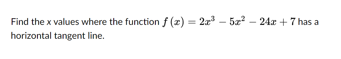 Solved Find the x ﻿values where the function | Chegg.com