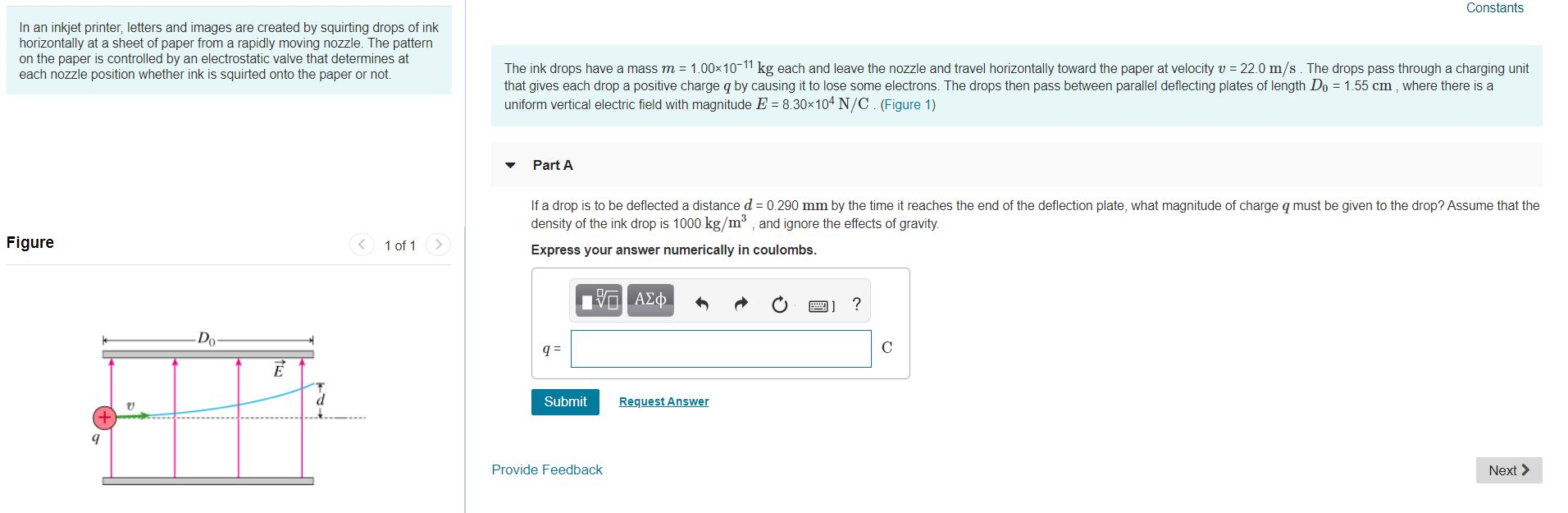 Solved In an inkjet printer, letters and images are created | Chegg.com