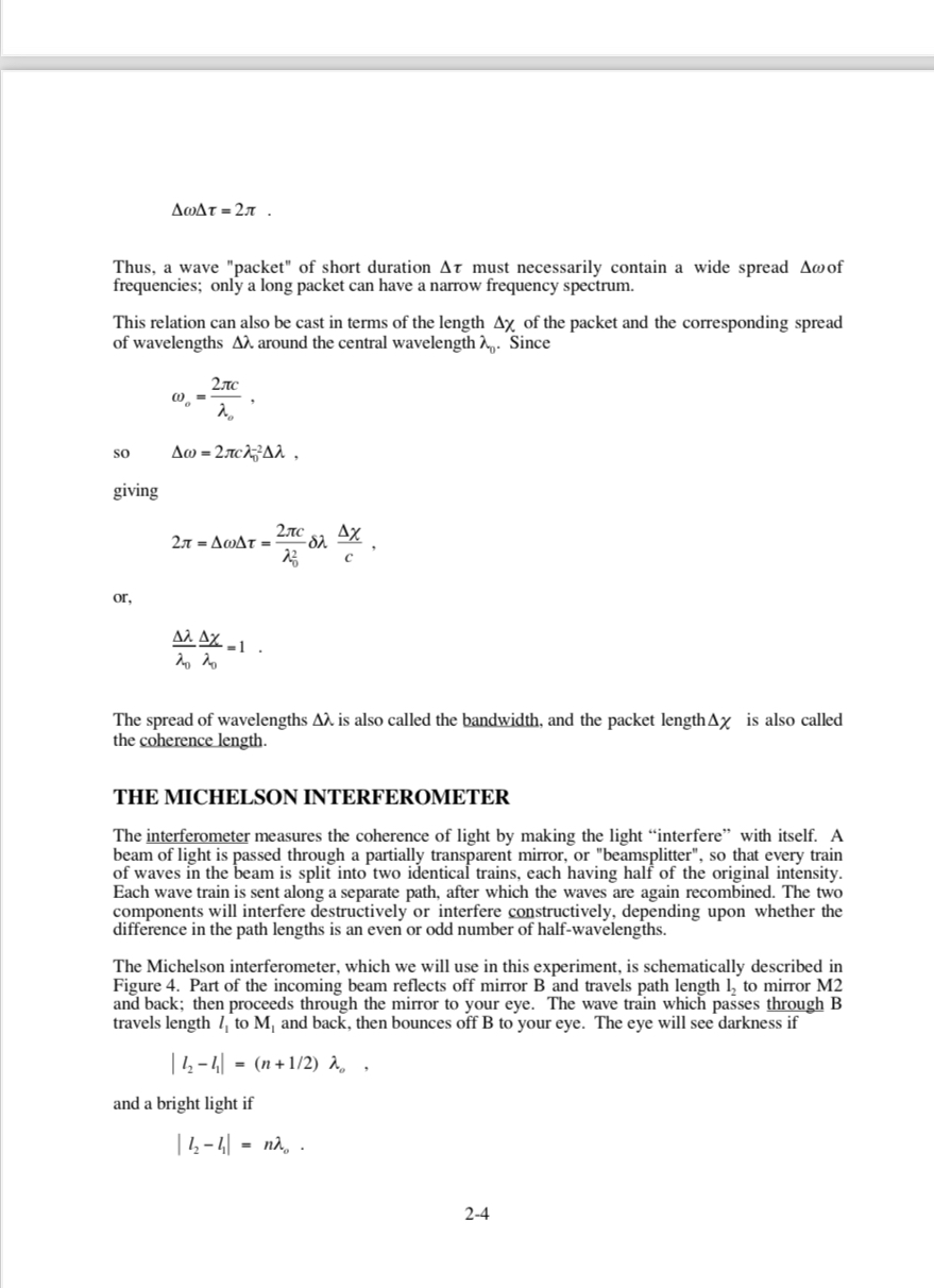 Solved BACKGROUND AND THEORY In this experiment, we shall be | Chegg.com