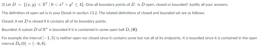 Solved 3) Let D={(x,y)∈R2∣0 | Chegg.com