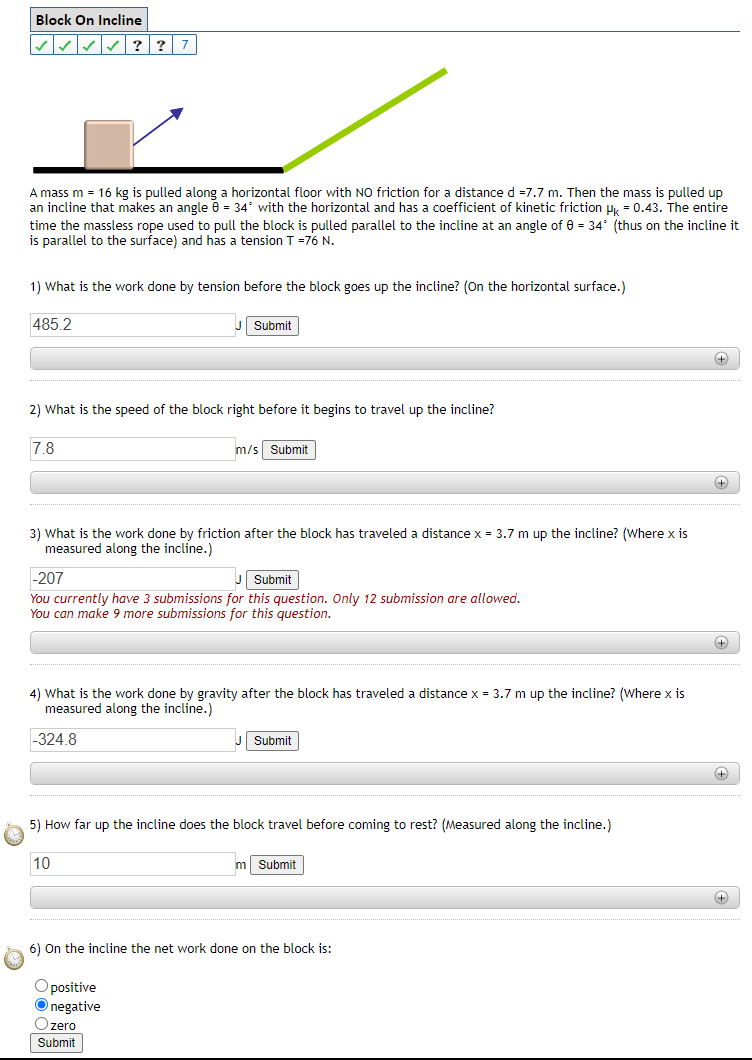 Solved A mass m=16 kg is pulled along a horizontal floor | Chegg.com