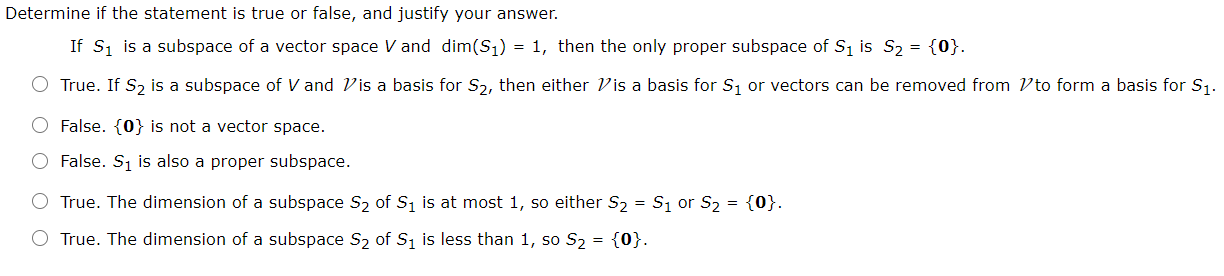 Solved Determine if the statement is true or false, and | Chegg.com