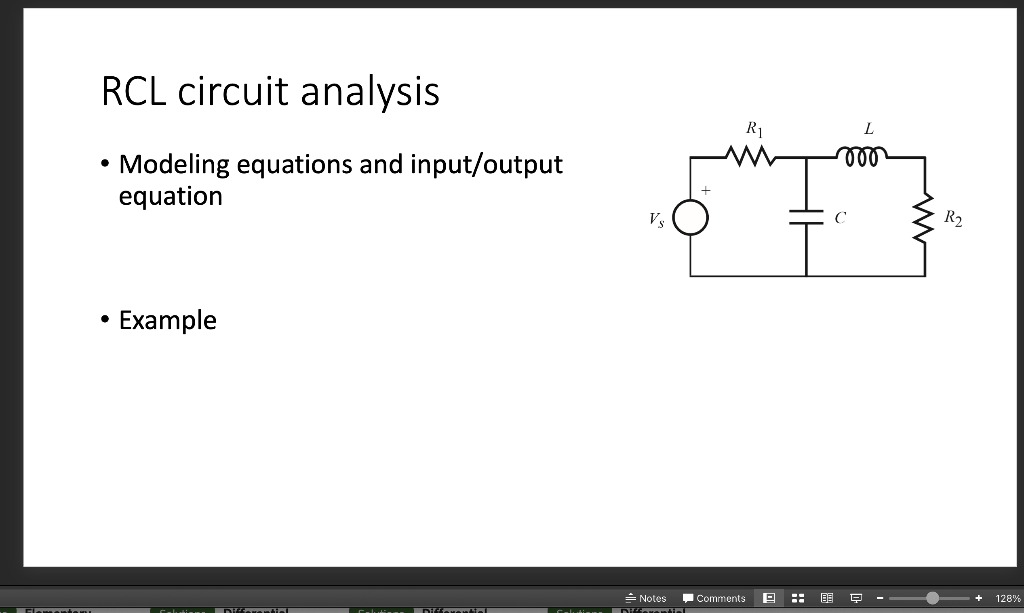 Solved RCL circuit analysis 000 • Modeling equations and | Chegg.com