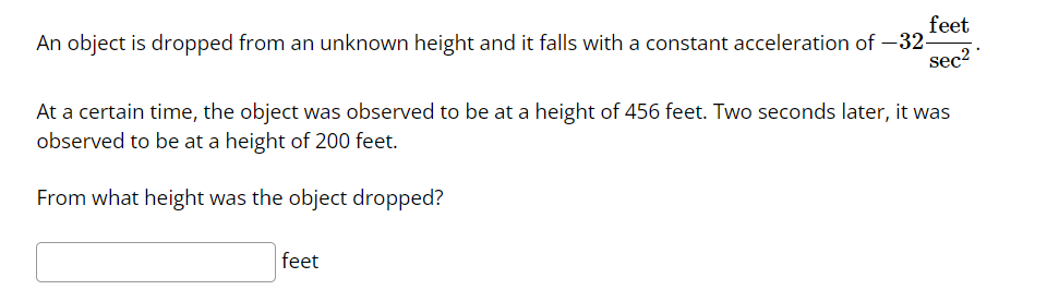 Solved An object is dropped from an unknown height and it | Chegg.com
