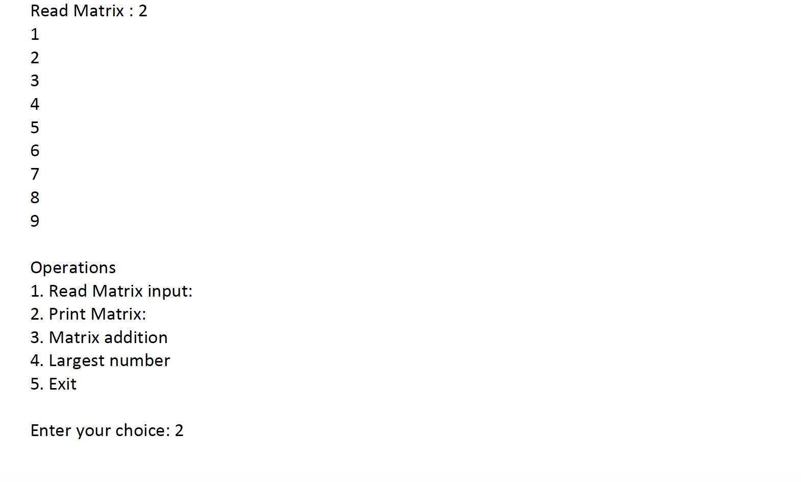 Solved Problem 1: File Name: Matrix.java Class Name: Matrix | Chegg.com
