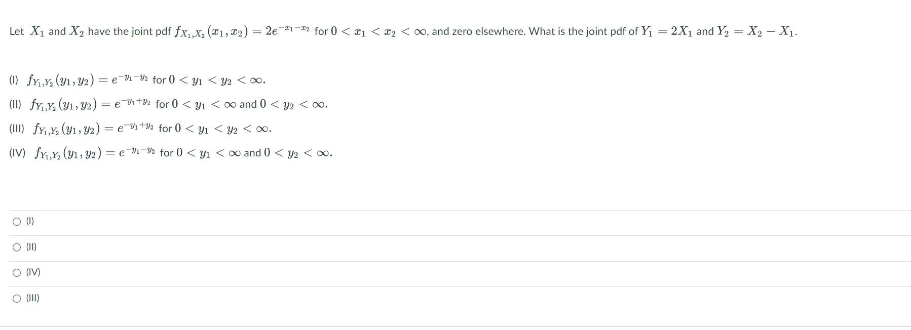 Solved Let X1 and X2 have the joint pdf | Chegg.com