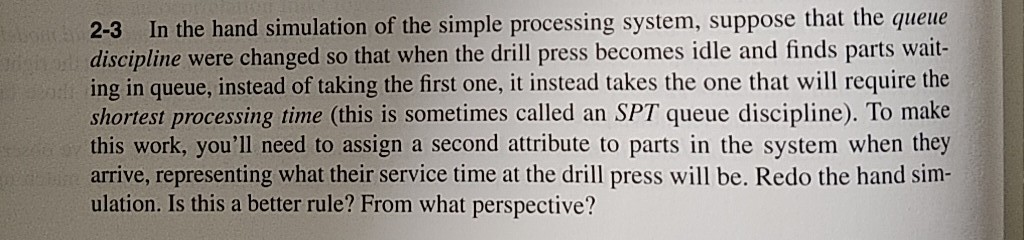 2-3 In the hand simulation of the simple processing | Chegg.com