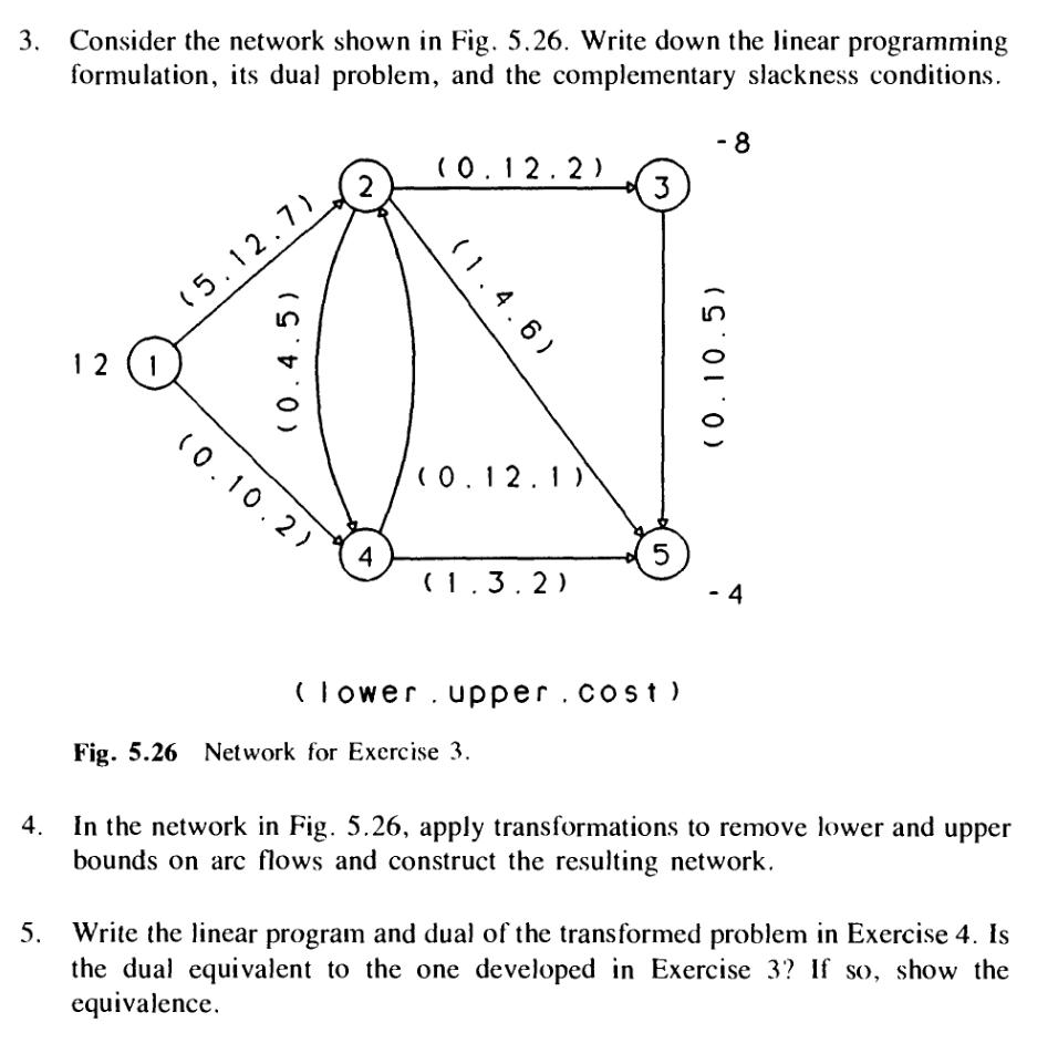 3. Consider the network shown in Fig. 5.26. Write | Chegg.com