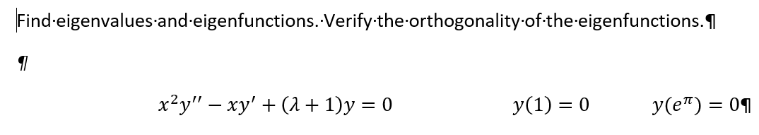 Solved Find-eigenvalues and-eigenfunctions. | Chegg.com