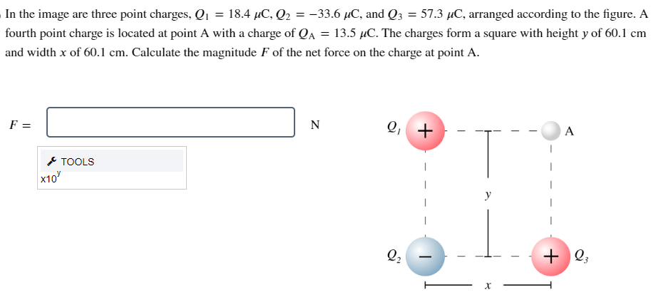 Solved In the image are three point charges, | Chegg.com
