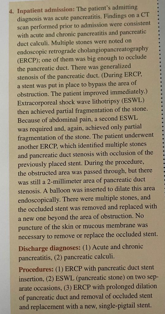 Solved What is the principal diagnosis with ICD-10 | Chegg.com