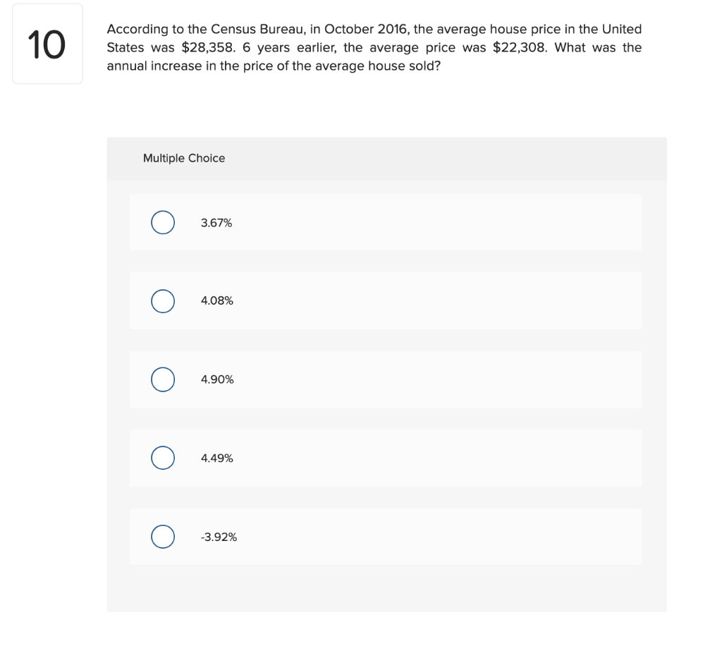 Solved According to the Census Bureau, in October 2016, the | Chegg.com