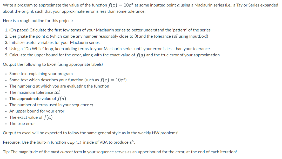 Write a program to approximate the value of the | Chegg.com