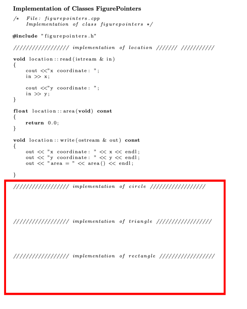 3. In the program figurespointers we have a base | Chegg.com