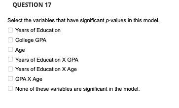 Solved consider a multiple regression model with interaction | Chegg.com