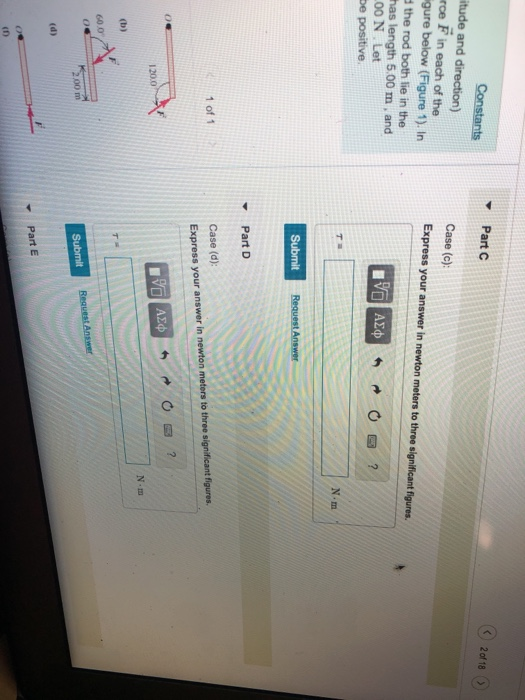 Solved Part A Calculate the torque (magnitude and direction) | Chegg.com