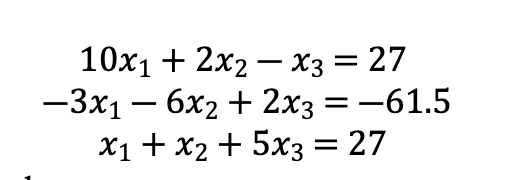 Solved Use Lu Factorization Without Pivoting To Solve The