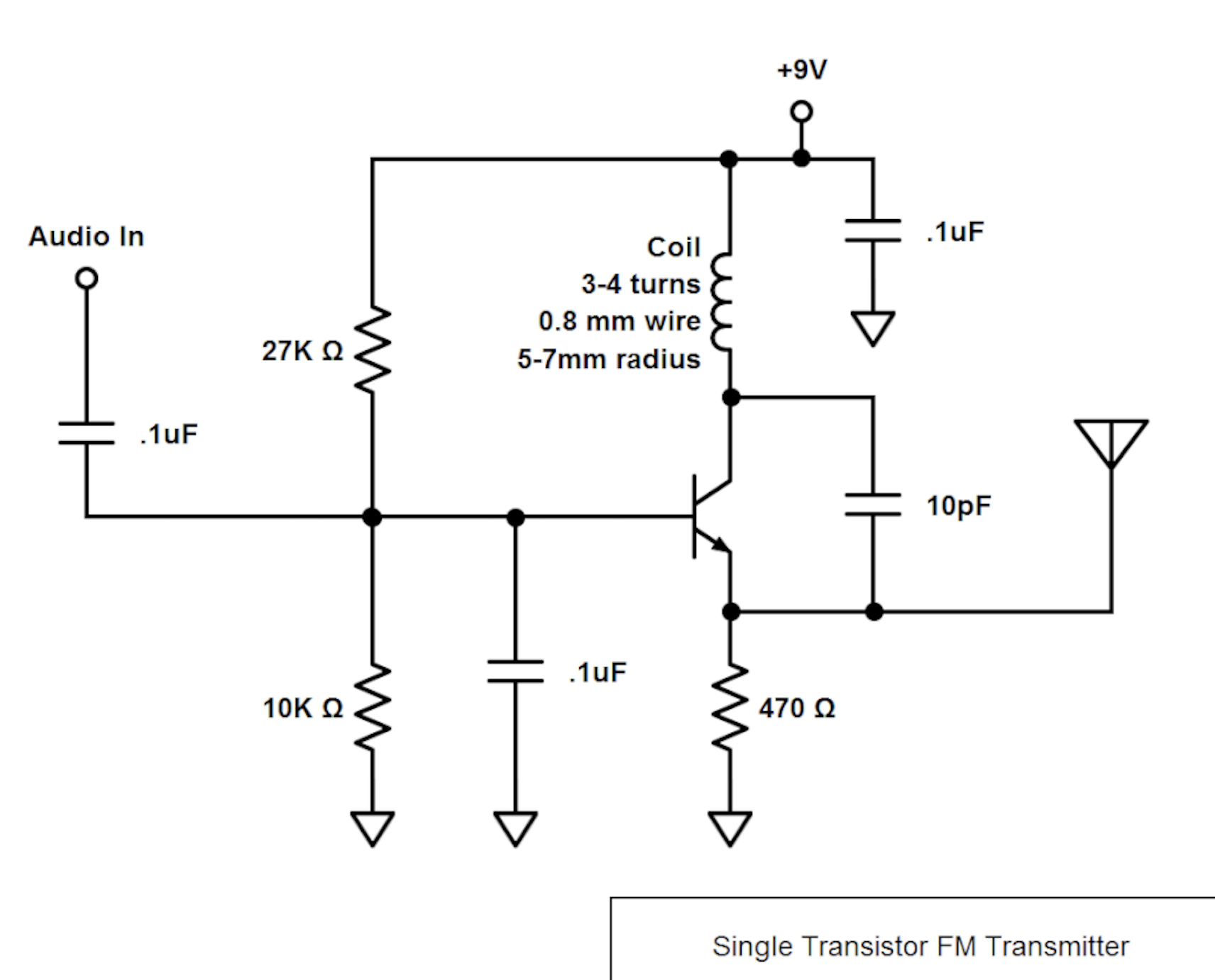 Single Transistor FM Transmitter | Chegg.com