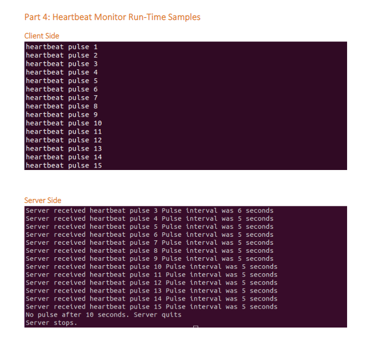Solved Part 4: HeartBeat Monitor Using Python Another | Chegg.com
