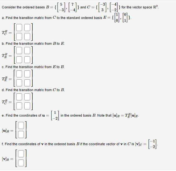 Solved Let v1=[11],v2=[14] and S=[2120] Find vectors w1 and | Chegg.com