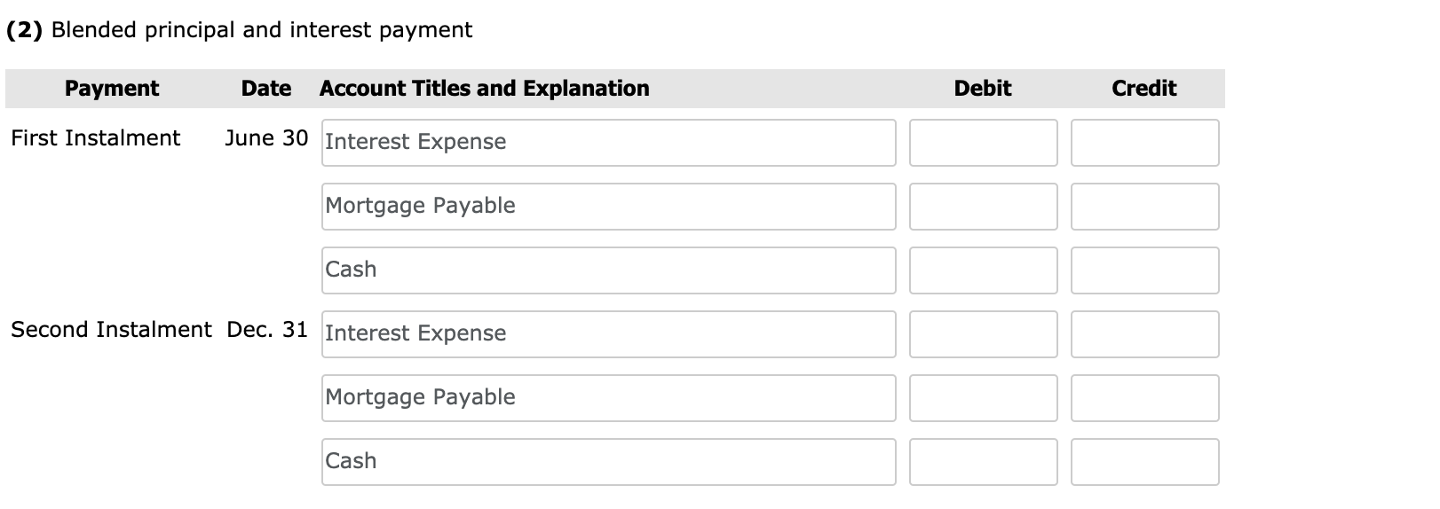 Solved Exercise 10-5 (Part Level Submission) Ste. Anne Corp. | Chegg.com