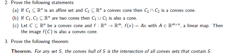 Solved Prove the following statements(a) ﻿If C1subeRn ﻿is an | Chegg.com