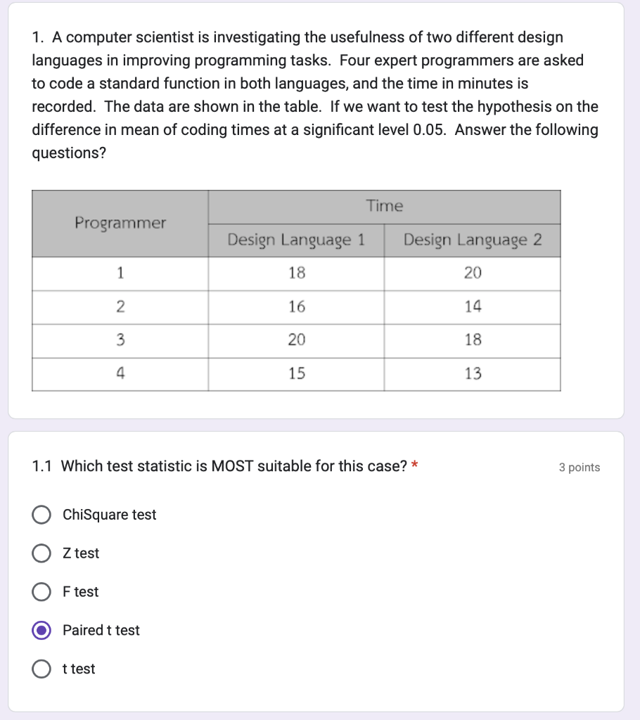Solved 1. A computer scientist is investigating the | Chegg.com