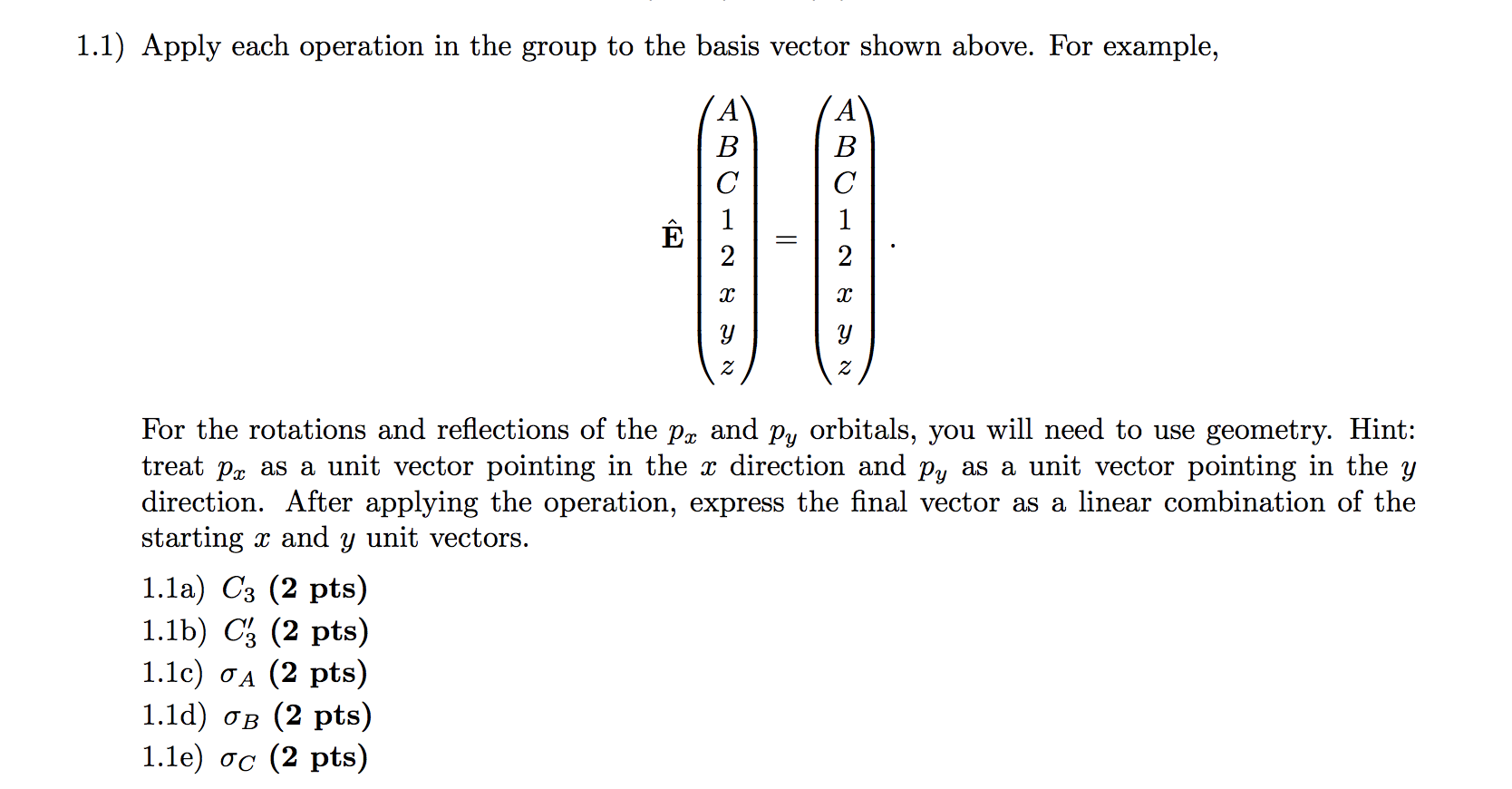 1 Symmetry Adapted Linear Combinations Of Atomic