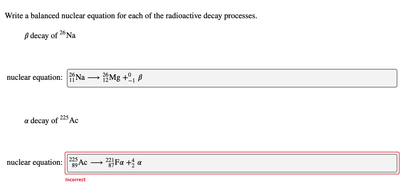 Solved Write a balanced nuclear equation for each of the | Chegg.com