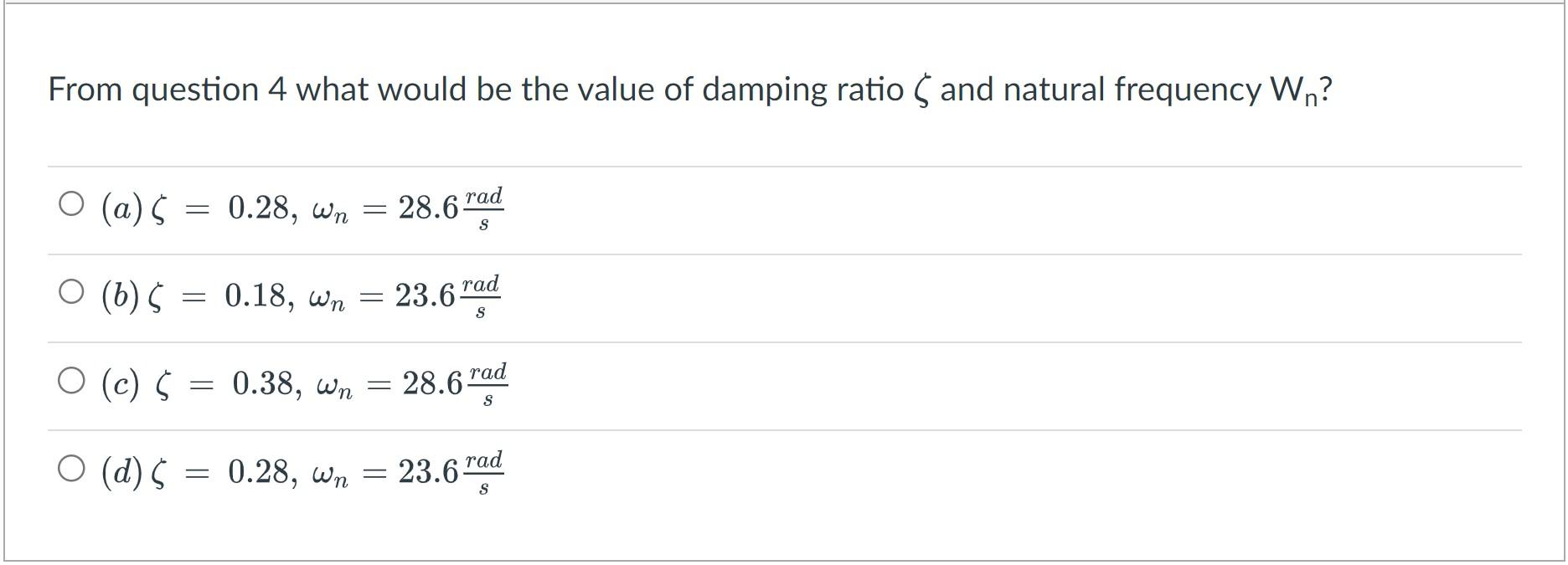 Solved The equation of the second-order model is | Chegg.com