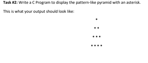 Solved Task 2 Write A C Program To Display The 
