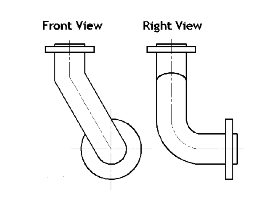 Solved Front View Right View | Chegg.com