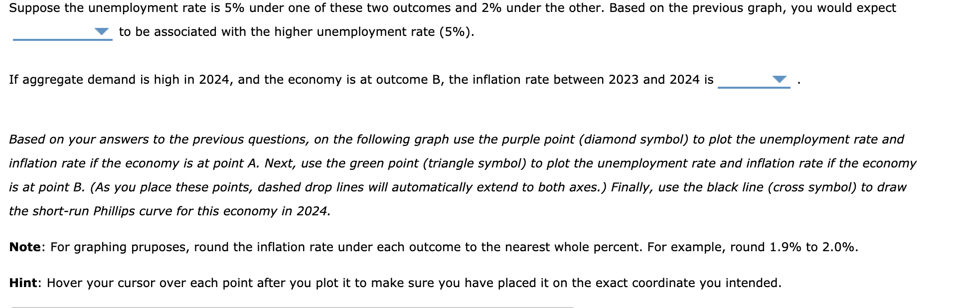 Solved 1. Aggregate demand, aggregate supply, and the | Chegg.com