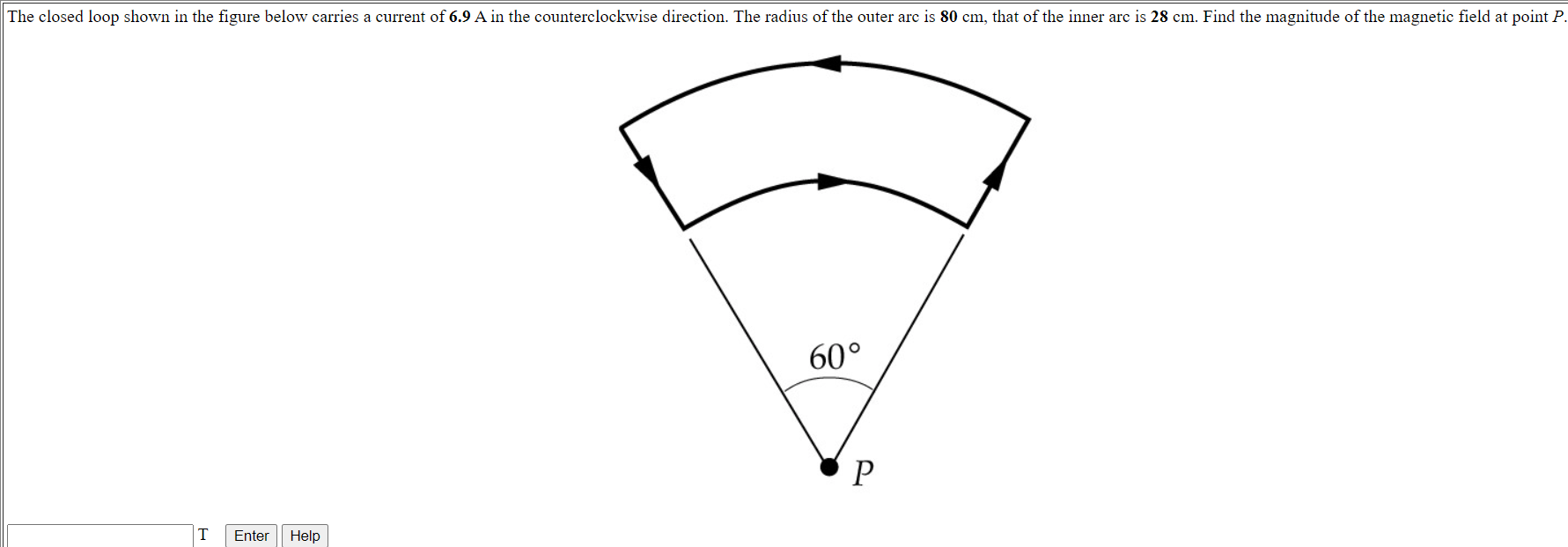 Solved The closed loop shown in the figure below carries a | Chegg.com