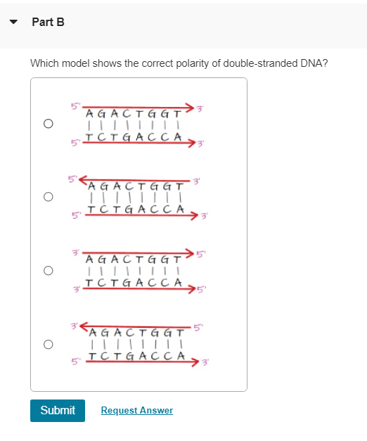 Solved Part B Which model shows the correct polarity of | Chegg.com