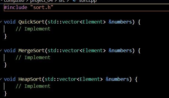Solved 3 SECTION 2 - IMPLEMENT QUICK SORT & MERGE SORT 3.1 | Chegg.com