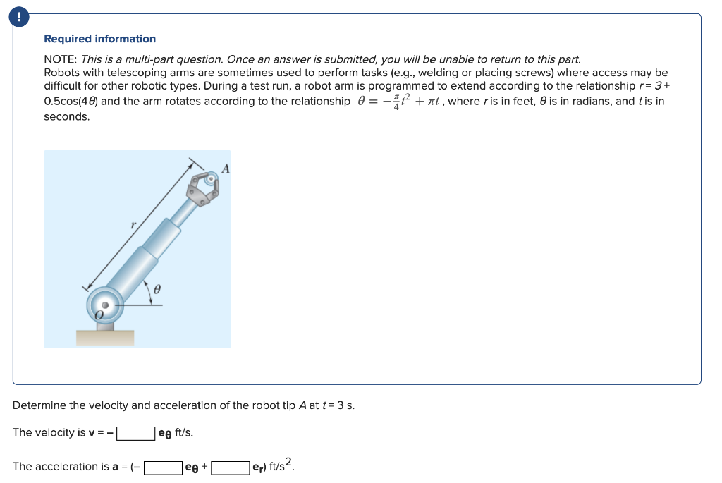 Solved Required information NOTE: This is a multi-part | Chegg.com