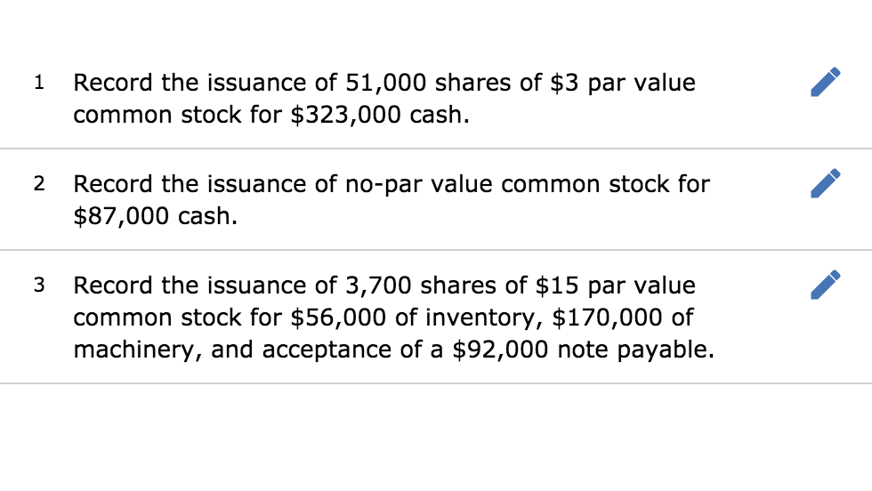 Solved Prepare the issuer's journal entry for each of the | Chegg.com