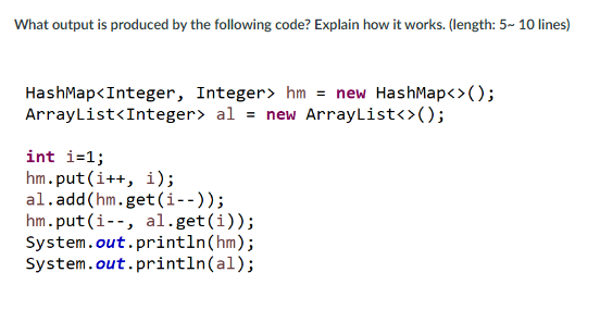 Solved What output is produced by the following code? | Chegg.com