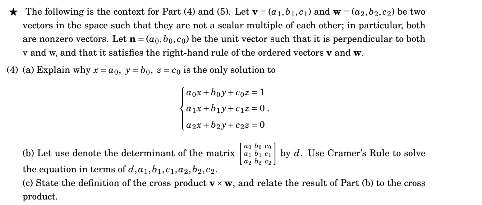Solved The following is the context for Part (4) and (5). | Chegg.com