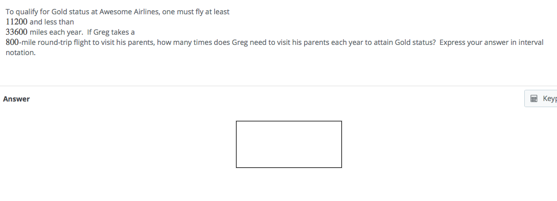 Solved To qualify for Gold status at Awesome Airlines, one | Chegg.com